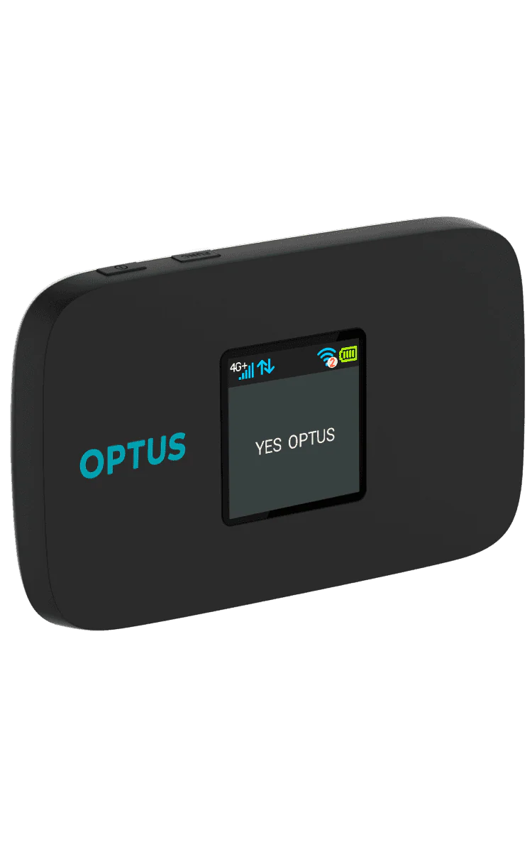Buy Optus Portable Modem Wifi - Black - MyDeal Australia