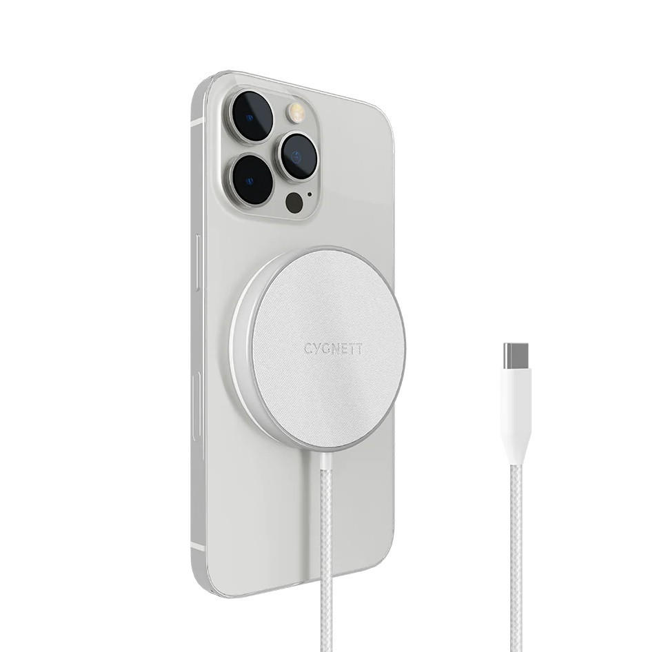 Buy CYGNETT AlignPro 15W MagSafe Wireless Charging Cable (1.2M) - White ...