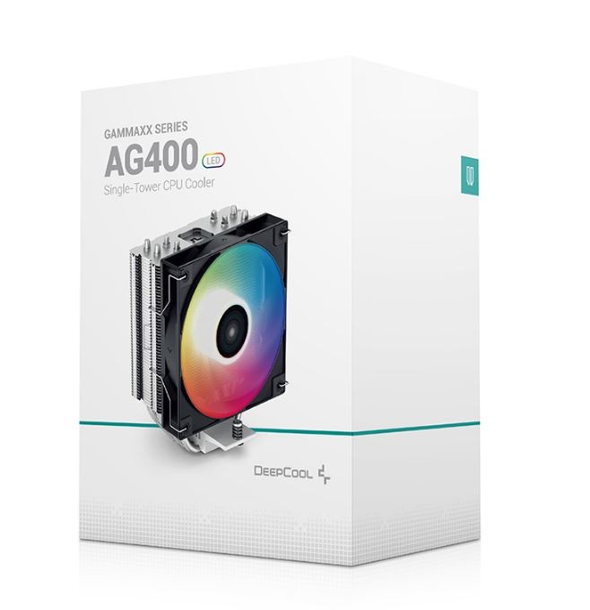 Buy DEEPCOOL AG400 LED CPU Cooler 4 Heat Pipes,120mm PWM Fan Intel ...