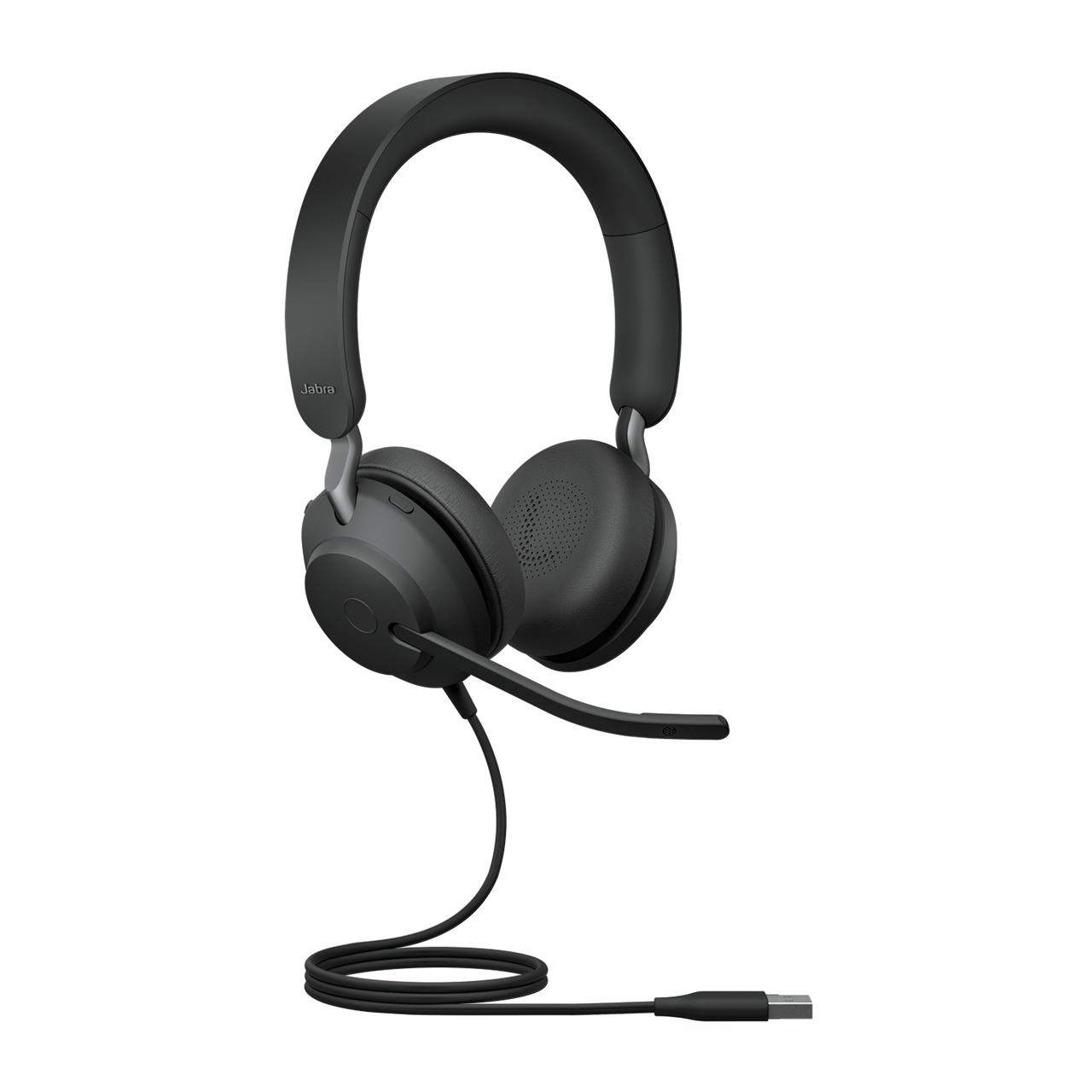 Buy JABRA Evolve2 40 SE Wired USB-A UC Stereo Headset, 360° Busy Light ...