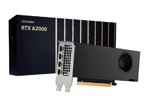 Buy NVIDIA RTX A2000, 6GB, GDDR6 192-bit, 288GB/s, PCIe Gen4 x 16, Dual ...