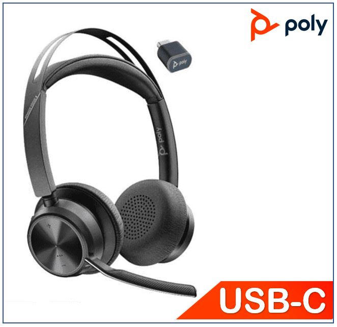 Buy POLYCOM ASIA PACIFIC Voyager Focus 2 UC Headset, USB-C, No Stand ...