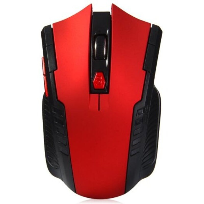 Buy 2.4Ghz Wireless Gaming Optical Mouse Red - MyDeal