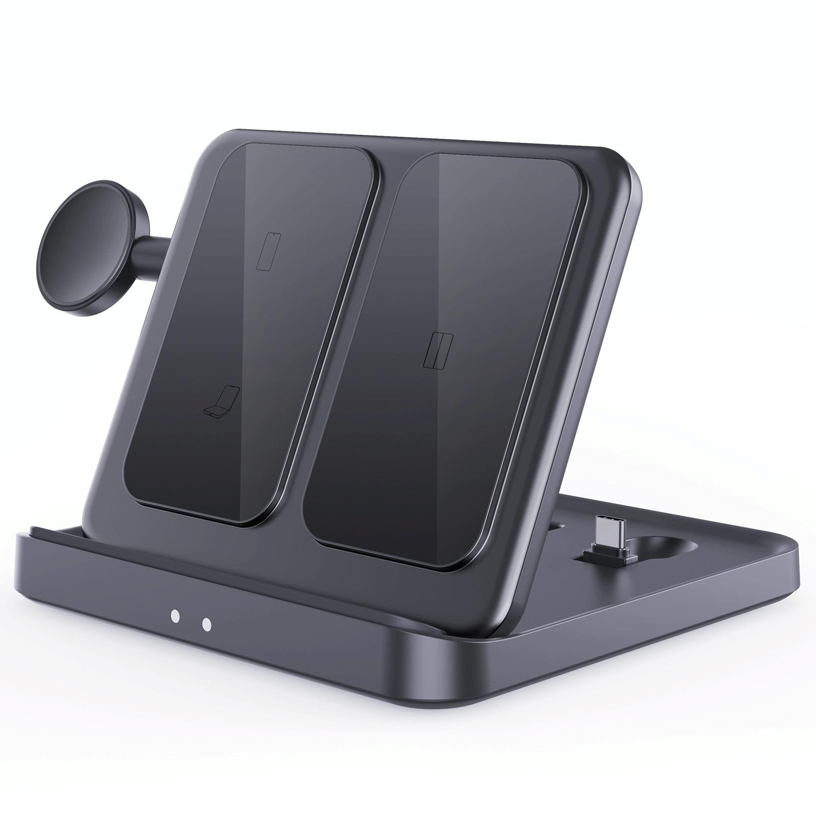 Buy 3 In 1 Wireless Charger For Samsung Galaxy Z Fold Black Chargers ...