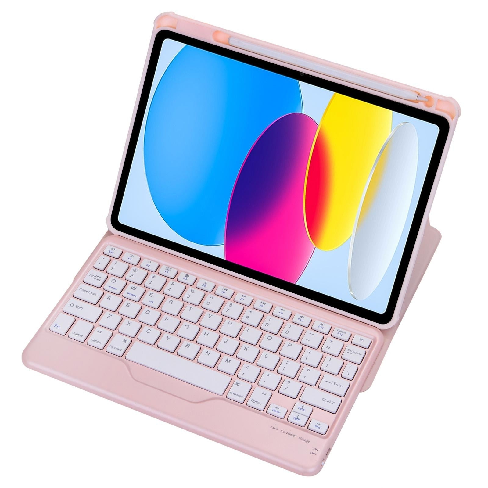 Buy 360 Rotation Bluetooth Keyboard Leather Case For Ipad 10.9 2022 ...