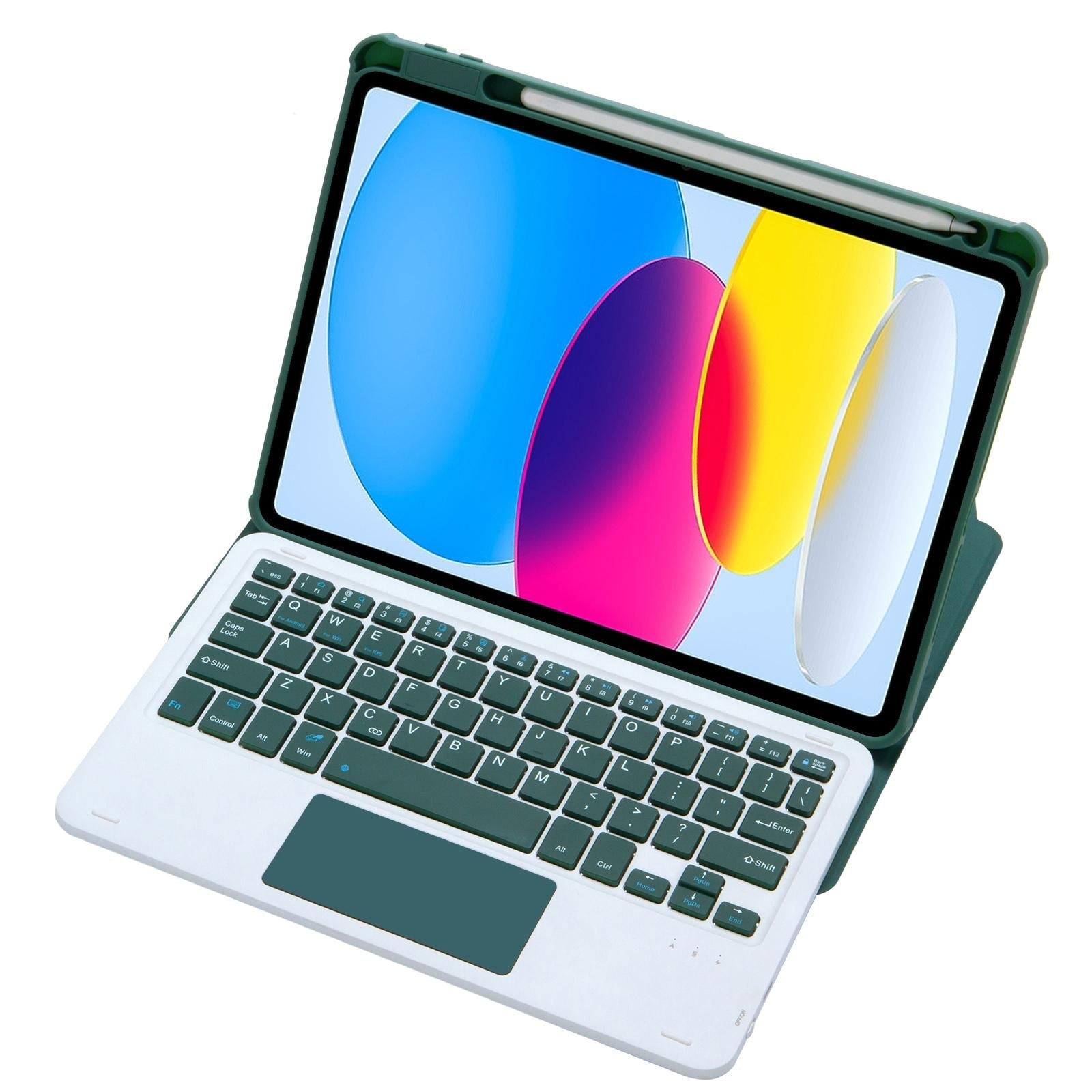 Buy 360 Rotation Bluetooth Keyboard Leather Case For Ipad 10.9 2022 ...