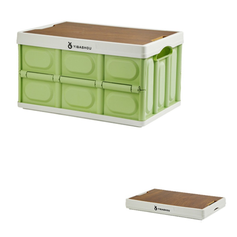 Buy 54*36*29 Cm Collapsible Green Outdoor Storage Box - Large Capacity ...