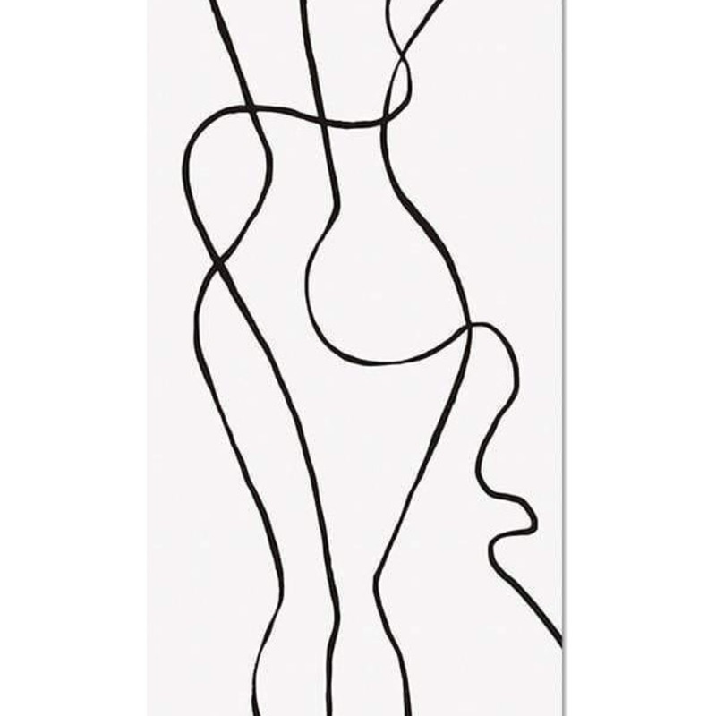 Buy Abstract Figure Canvas Modern Wall Art Home Decor - MyDeal