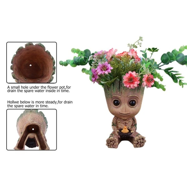 Buy Baby Groot Flowerpot Cute Little Baby Tree Man Indoor Garden ...