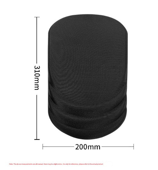 Buy Black Ergonomic Mouse Pad With 3D Silicone Gel Wrist Rest Stylish ...