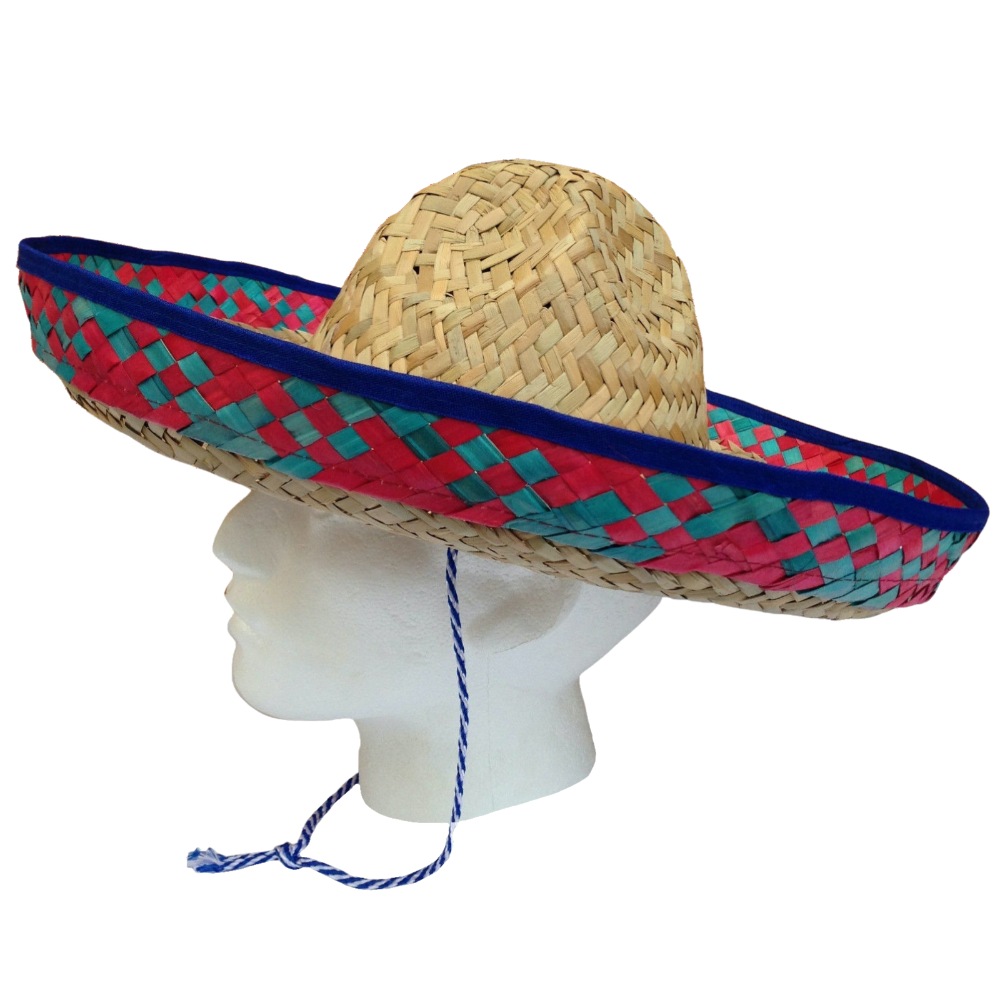 Buy Br Costumes Mexican Sombrero Fancy Dress Straw Party Hat Cap ...