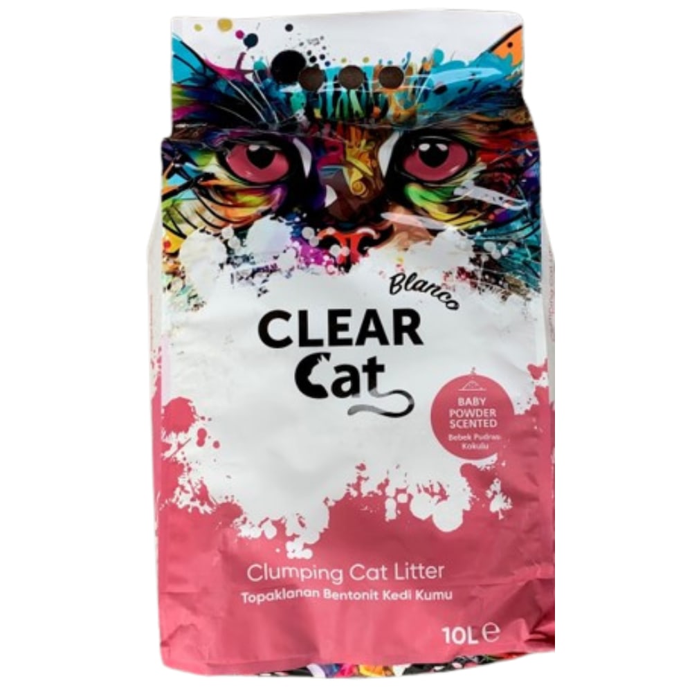 Buy Cat Litter Clearcat Blanco A Baby Powder 10L - MyDeal Australia