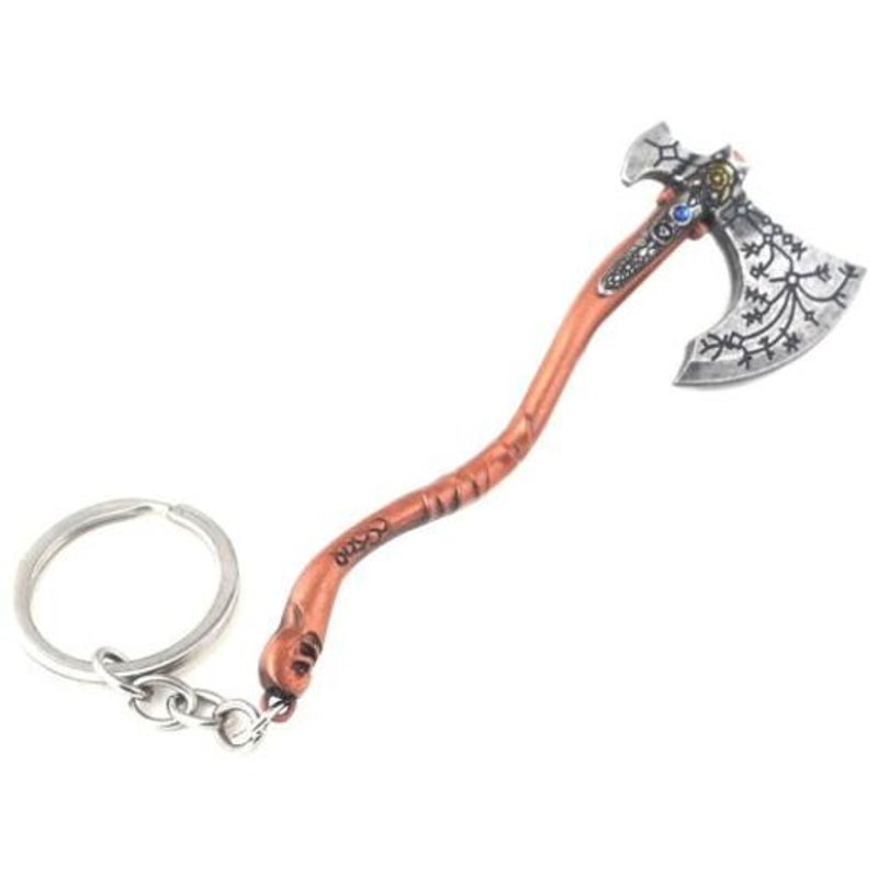 Buy Creative Axe Shape Key Chain Tiger Orange Keyrings - MyDeal Australia