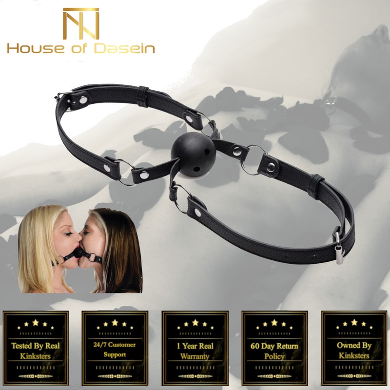 Buy Double Mouth Gag Two Submissives Dual Ball Gag BDSM Fetish Kink LB100 - MyDeal Australia