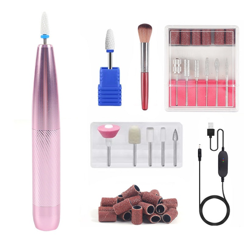 Buy Electric Files & Tools Pink Multi Function Electric Nail Polisher ...
