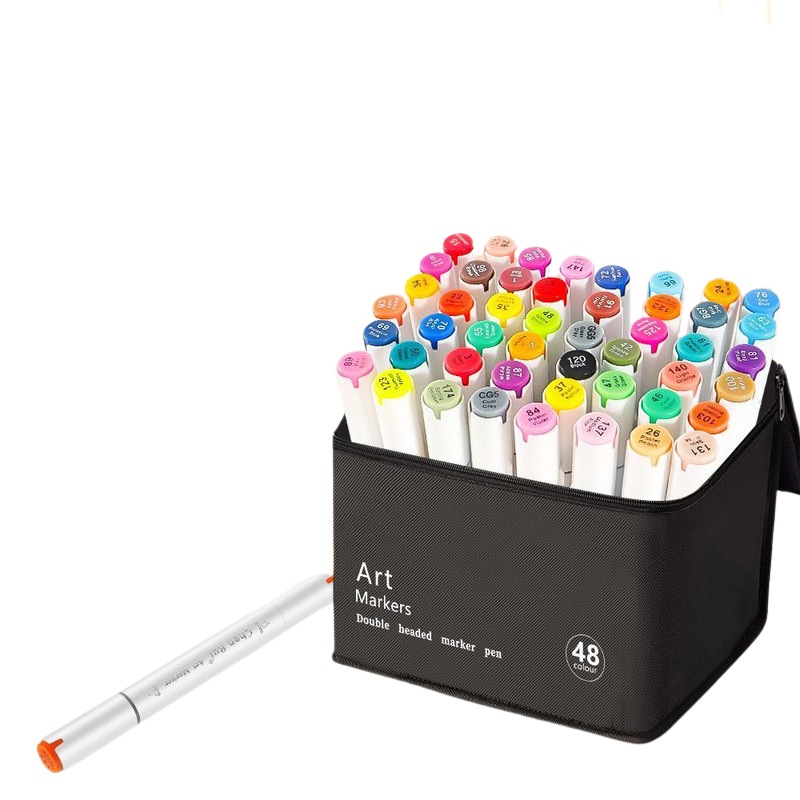 Buy Elosung Dual Tip Alcohol Marker Pen With High Capacity Ink For ...