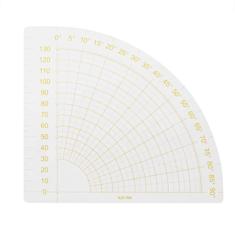 Buy Fan Shape Ruler Foot Seam Patchwork Diy Sewing Measuring Scrapbook ...