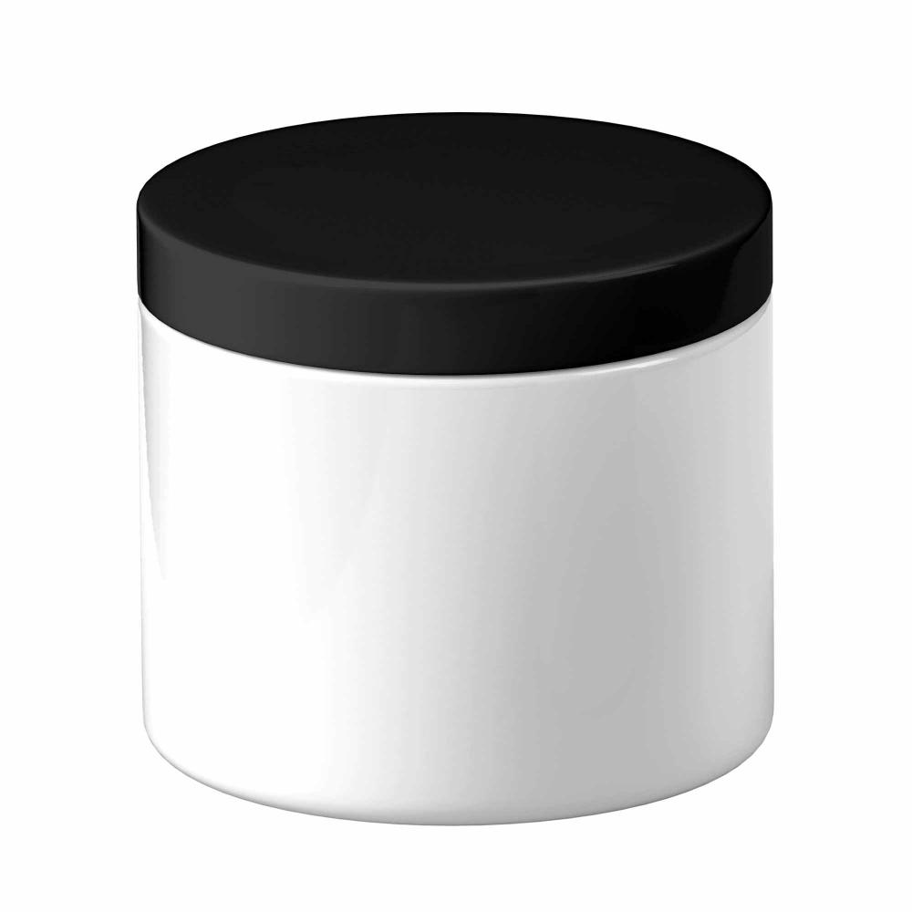 Buy Food Storage Containers 50X 500G Plastic Cosmetic Jar + Lids Empty ...
