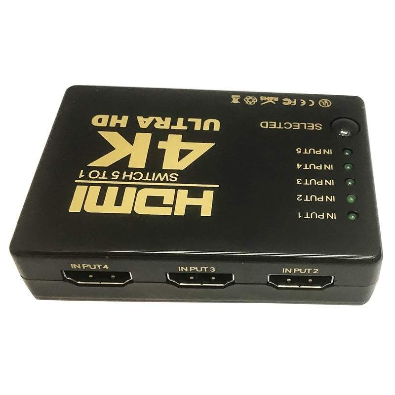 Buy Hdmi Switch 4K Smart 3 Port Crossover Support Switcher 5 In 1 Out ...