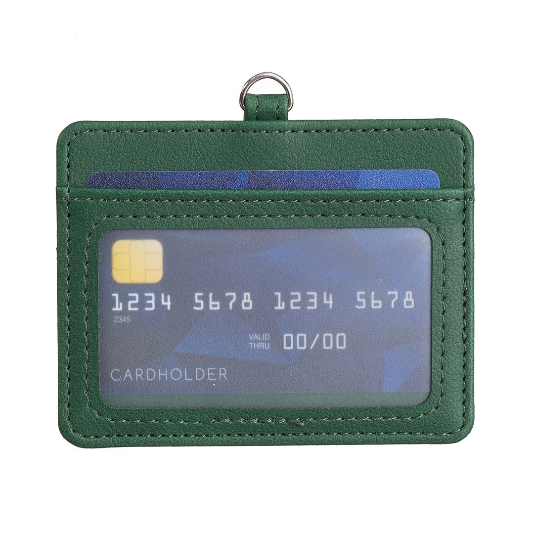 Buy Horizontal Id Card Bag & Lanyard Green Id & Document Holders ...