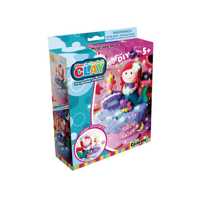 Buy Kenisy Colorato Mermaid Glow Set In The Dark Super Clay Diy Craft ...