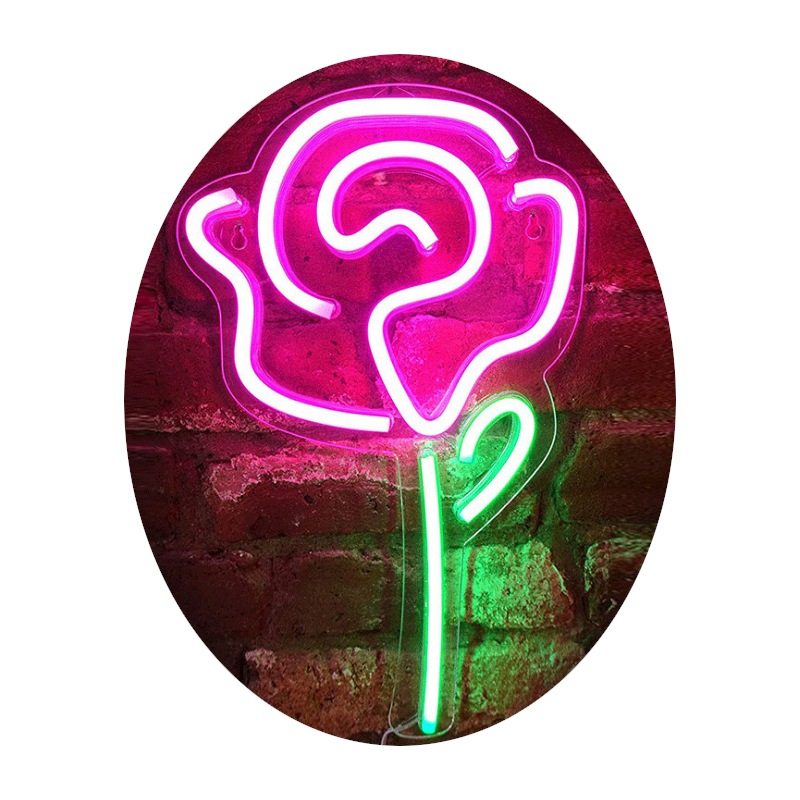 Buy Led Transparent Backboard Neon Light Special-Shaped Wall Hanging ...