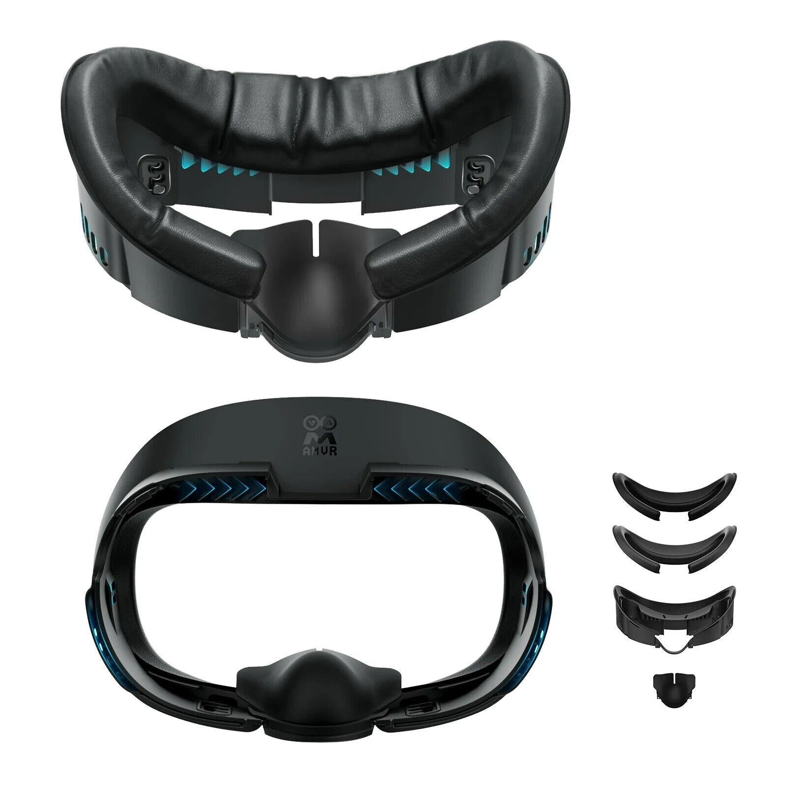 Buy Meta Quest3 Ice Silk Mask Breathable Leather Material Sunglasses ...