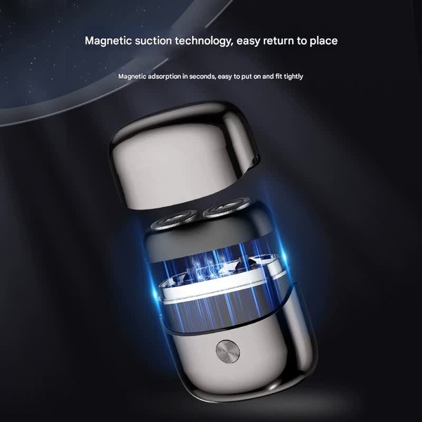 Buy Mini Portable Electric Shaver Dual Floating Heads Usb C Fast Charge ...