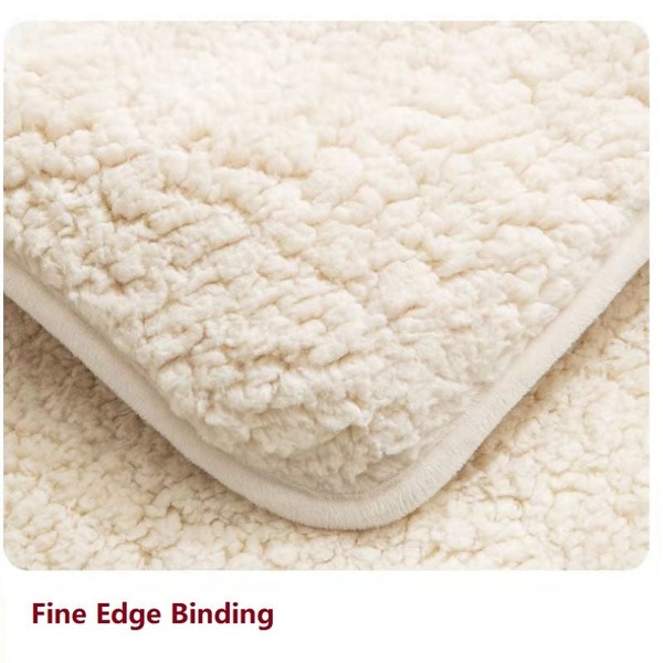 Buy Modern Solid Color Winter Lamb Wool Sofa Towel Thicken Plush Soft ...