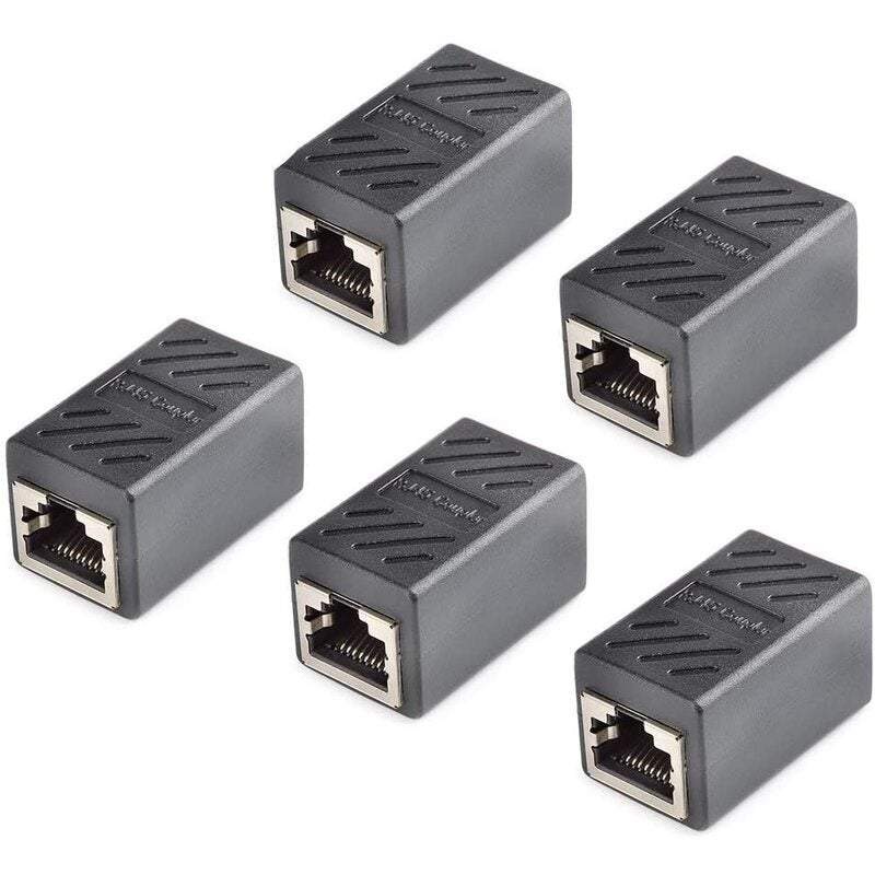 Buy Splitters, Couplers & Adapters Network Cards Adapters 5 Pack Rj45 ...