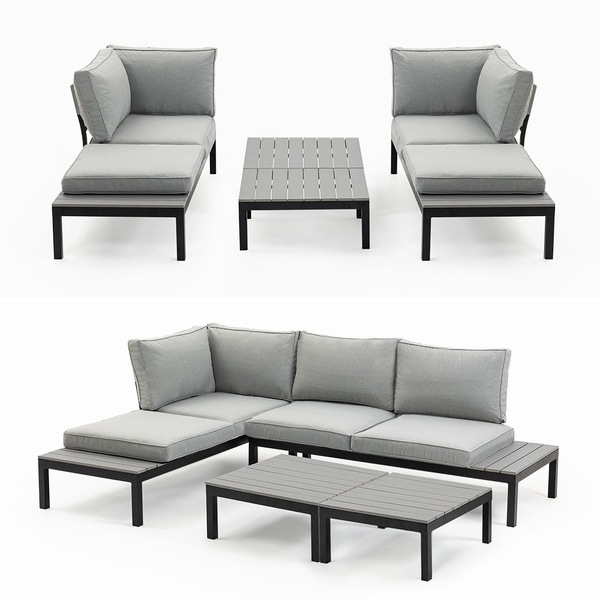 Buy Outdoor Dining Sets Fortia 4 Pc Outdoor Furniture Setting Seater ...