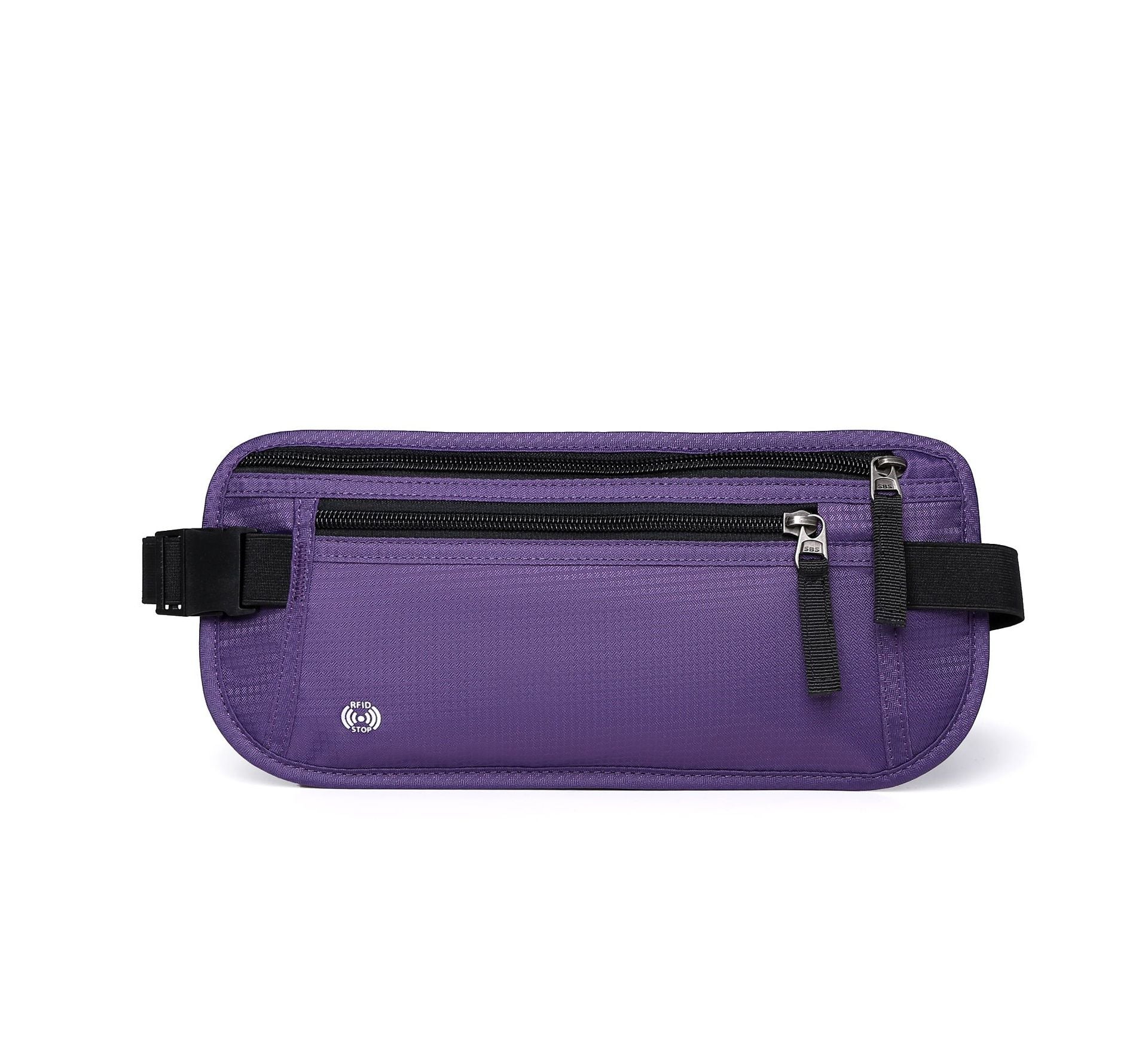 Buy Purple Nylon Travel Waist Pack Waterproof Rfid Blocking Lightweight ...