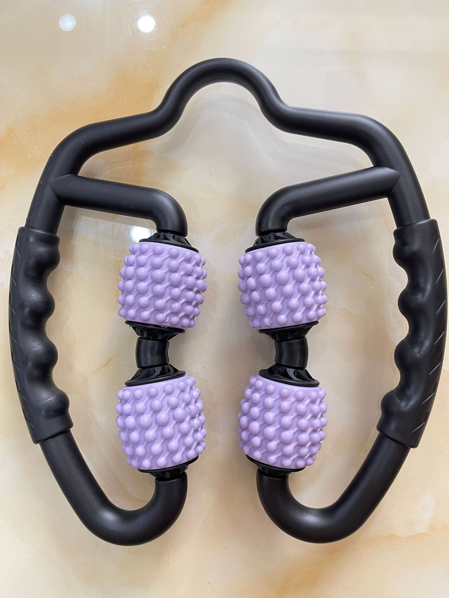 Buy Purple Set Of 2 Foam Roller Ring Leg Muscle Relief & Circulation ...