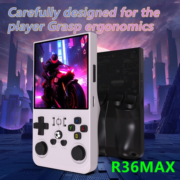 Buy R36max Handheld Retro Game Console 4.0 Ips Screen Open Source Linux ...