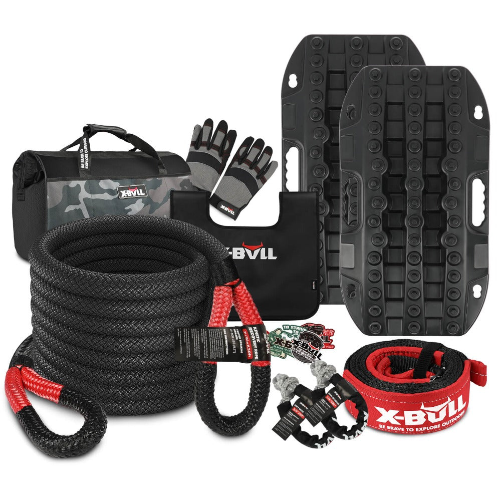Buy Recovery Tracks X Bull 4Wd Recovery Kit 15Pcs Winch Track Kinetic ...