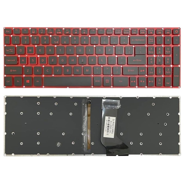 Buy Red Backlit Laptop Keyboard Us Version For Acer Nitro 5 An515 41 ...