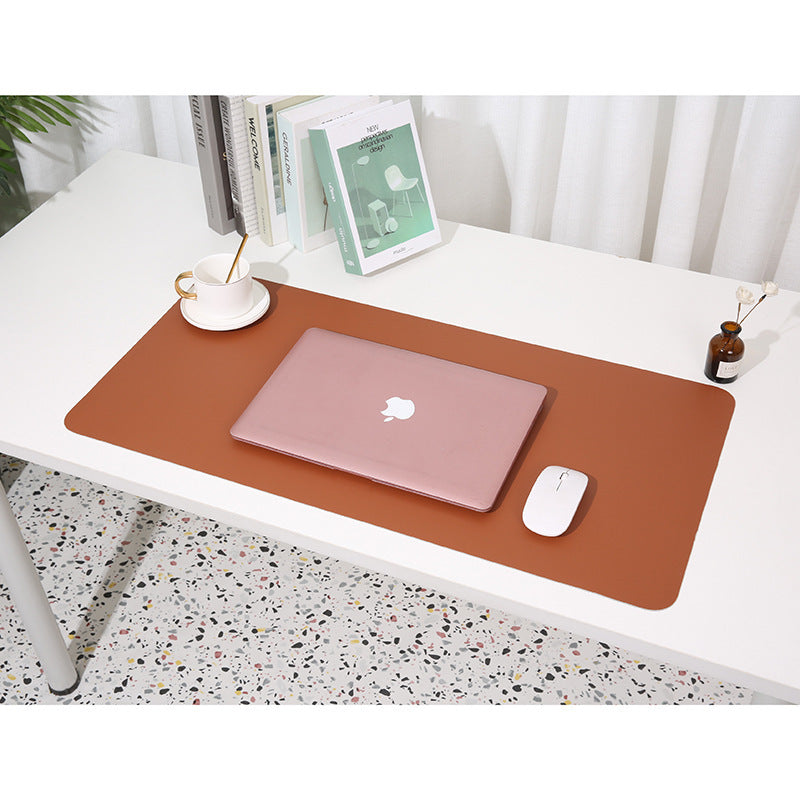 Buy Reddish Brown Gray Extra Large Leather Table Mat For Study & Work ...