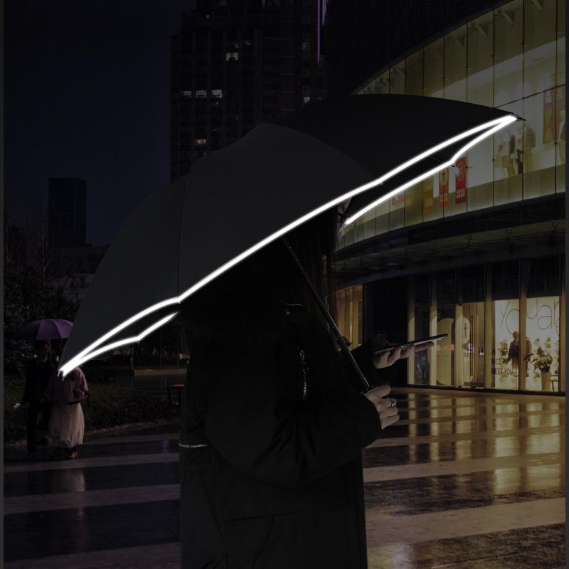 Buy Reflective Strip Easy to Use Reverse Folding Umbrella - MyDeal ...