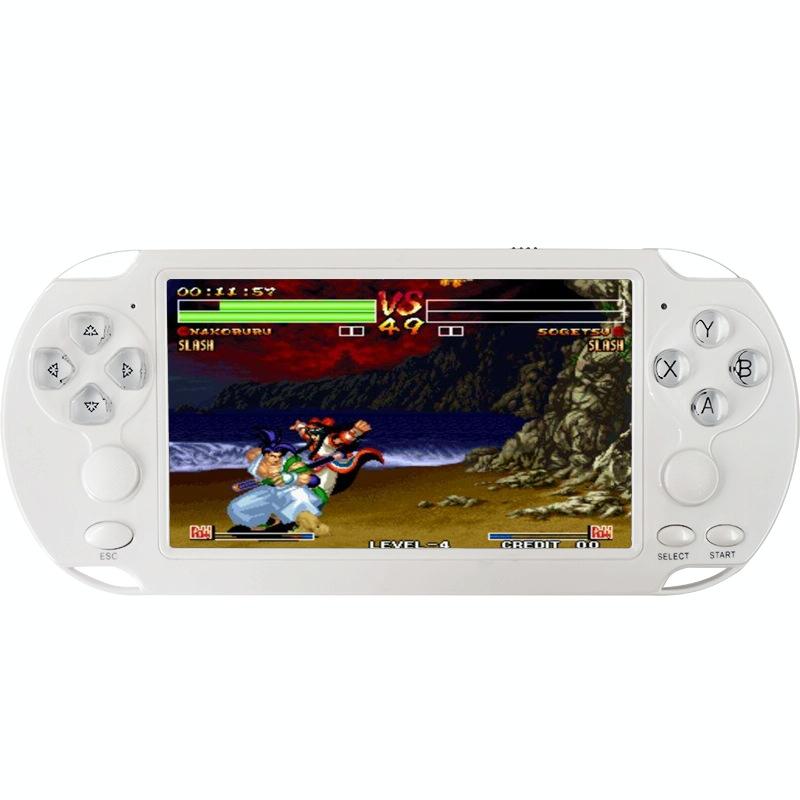 Buy Retro Handheld Game Console With 5.1 Screen & 8G Memory White Video ...