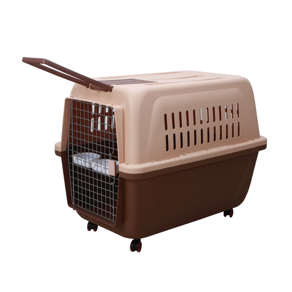 Buy Small Animal Supplies Yes4pets Xl Plastic Kennels Pet Carrier Dog ...