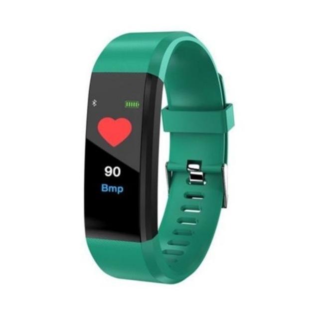 Buy Smart Oled Fitness Tracker With Pedometer Green Activity Trackers ...