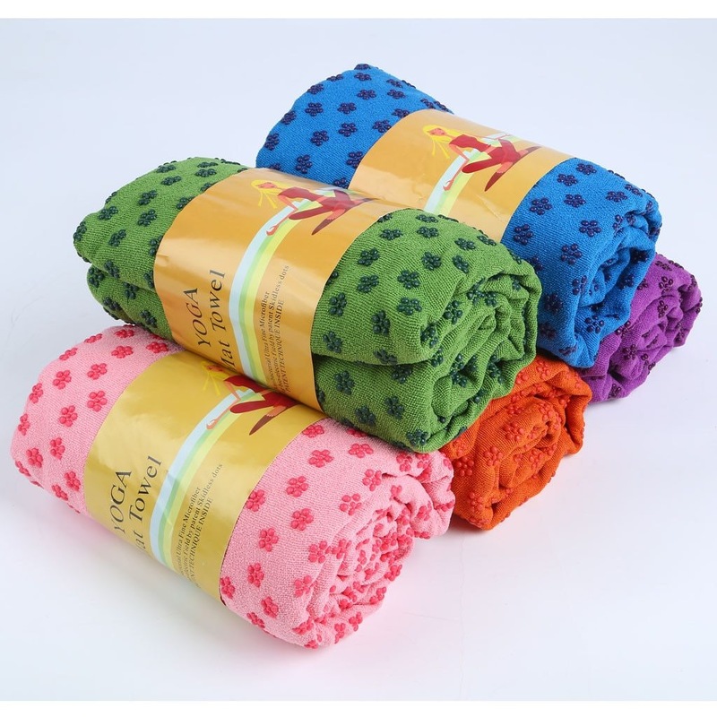 Buy Soft Yoga Mat Non Slip Towel Mat Pvc Floral Printed Fitness Yoga ...