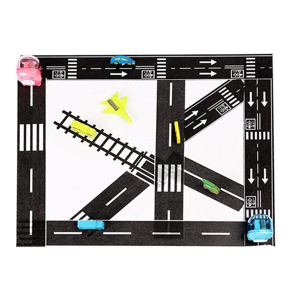 Buy Sticker & Stamp Activities 5 pack DIY Adhesive Toy Car Train Track ...