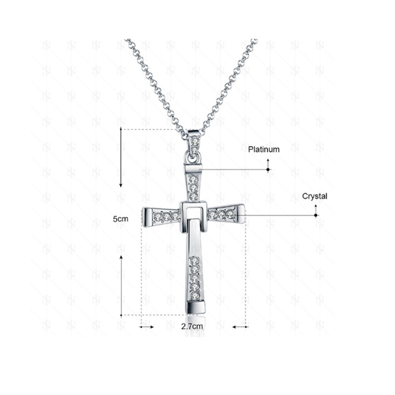 Buy The Fast And Furious Dominic Torettos Cross Pendant Chain Necklace ...