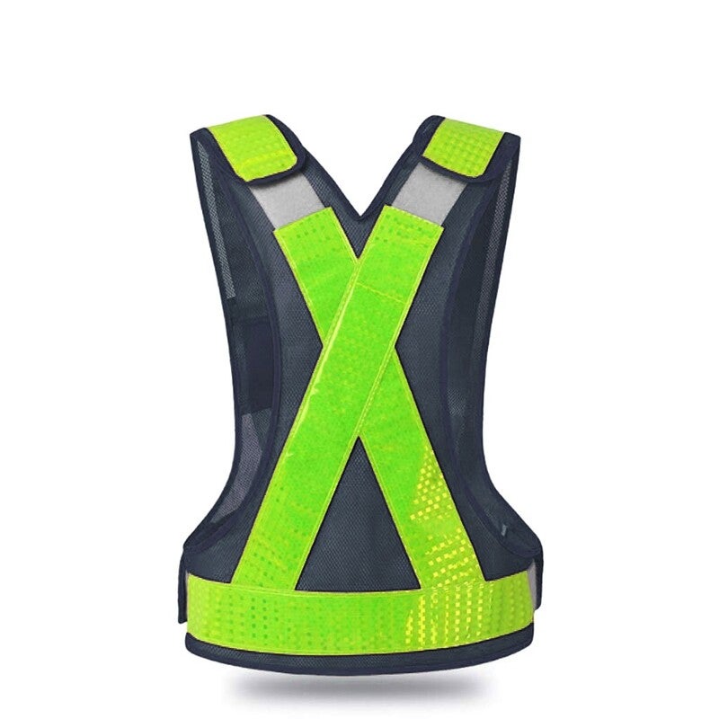 Buy V Shaped Reflective Safety Vest Blue Safety Vests - MyDeal Australia