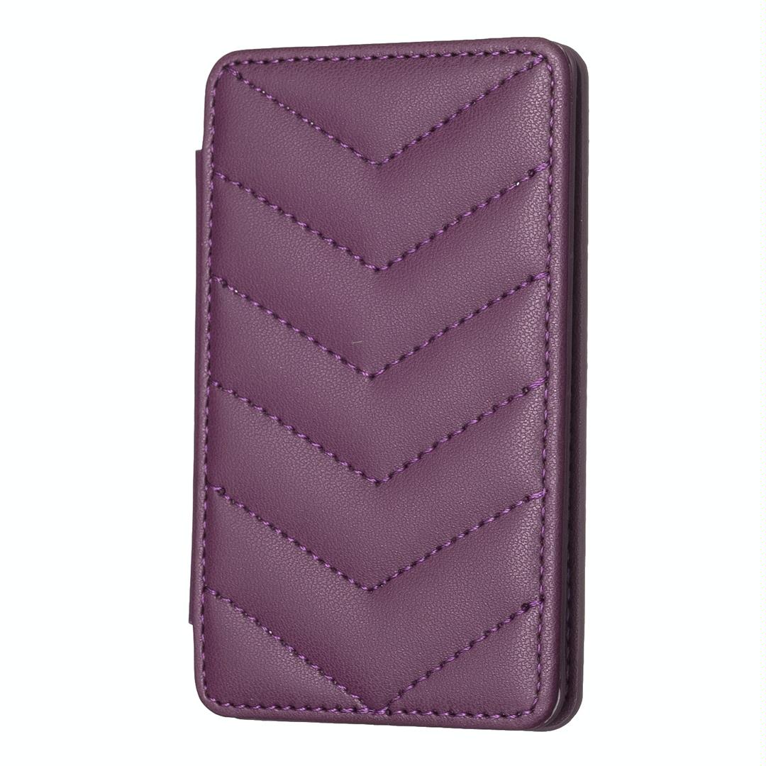Buy Wave Pattern Card Bag Back Sticker For Mobile Phones Dark Purple ...