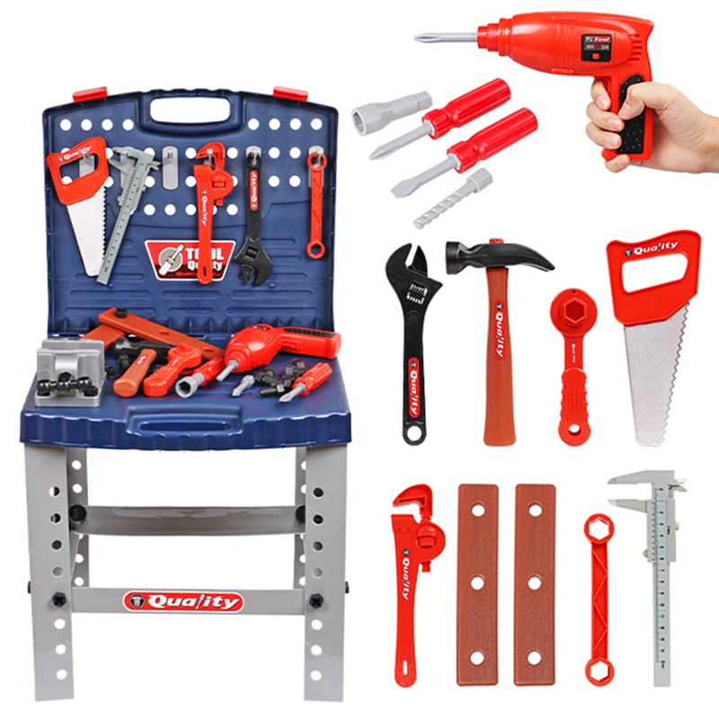Buy Work Benches Tool Box Work Bench With Battery Operated Drill Set ...