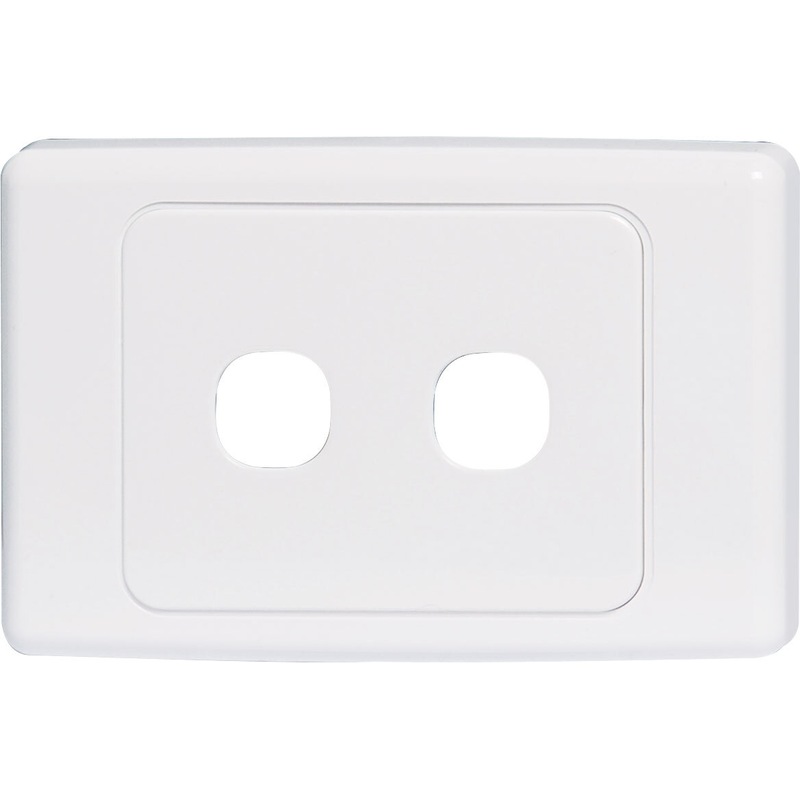 Buy 2 Way Clipsal Clip-In Wallplate - MyDeal