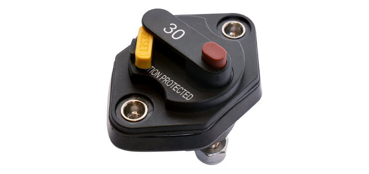 Buy 30A Compact Panel Mount IP66 Waterproof Circuit Breaker UL94V-0 ...