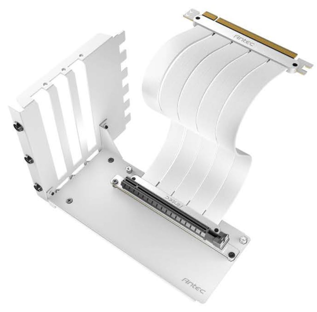 Buy Antec Vertical Bracket with PCI-E 4.0 Cable Kit White (200mm ...